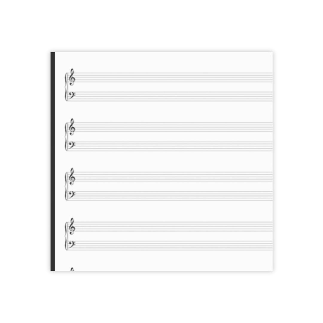 Treble Clef Staff Note Pads | Music Staff Sticky Notes - Etsy
