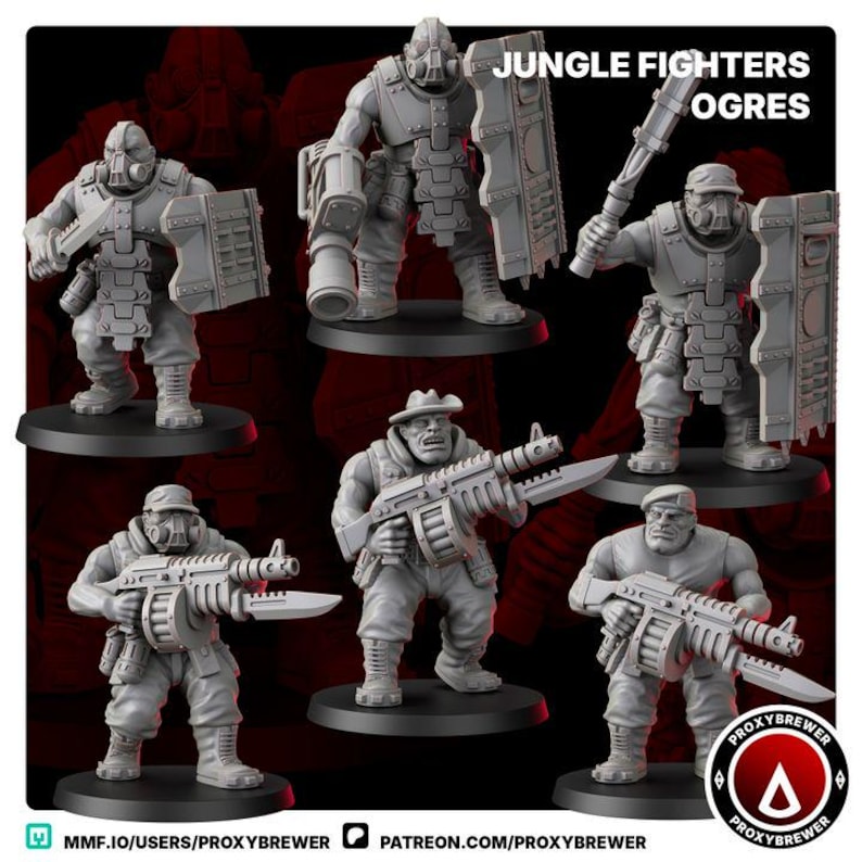 Jungle Fighters Ogres - Etsy
