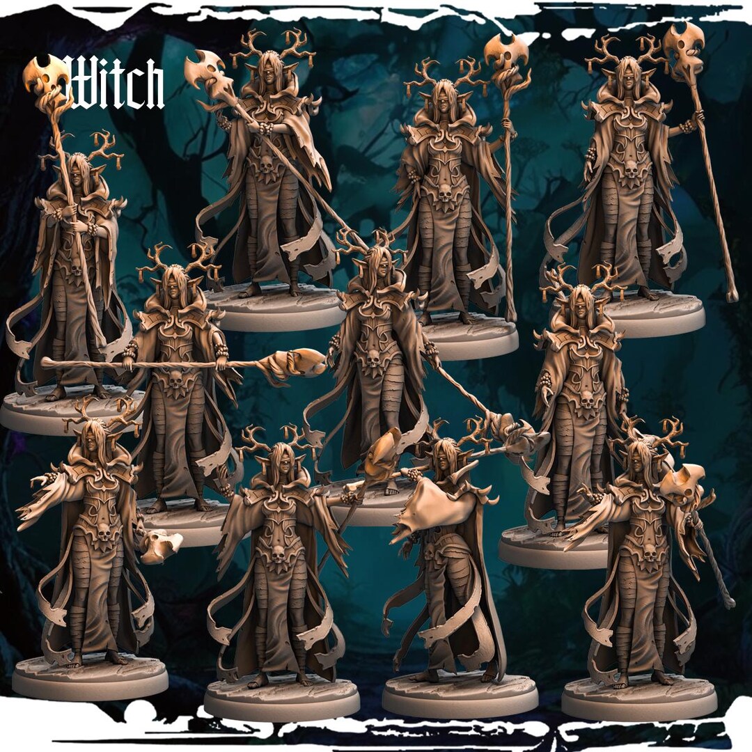 Dark Elf Witches - Etsy