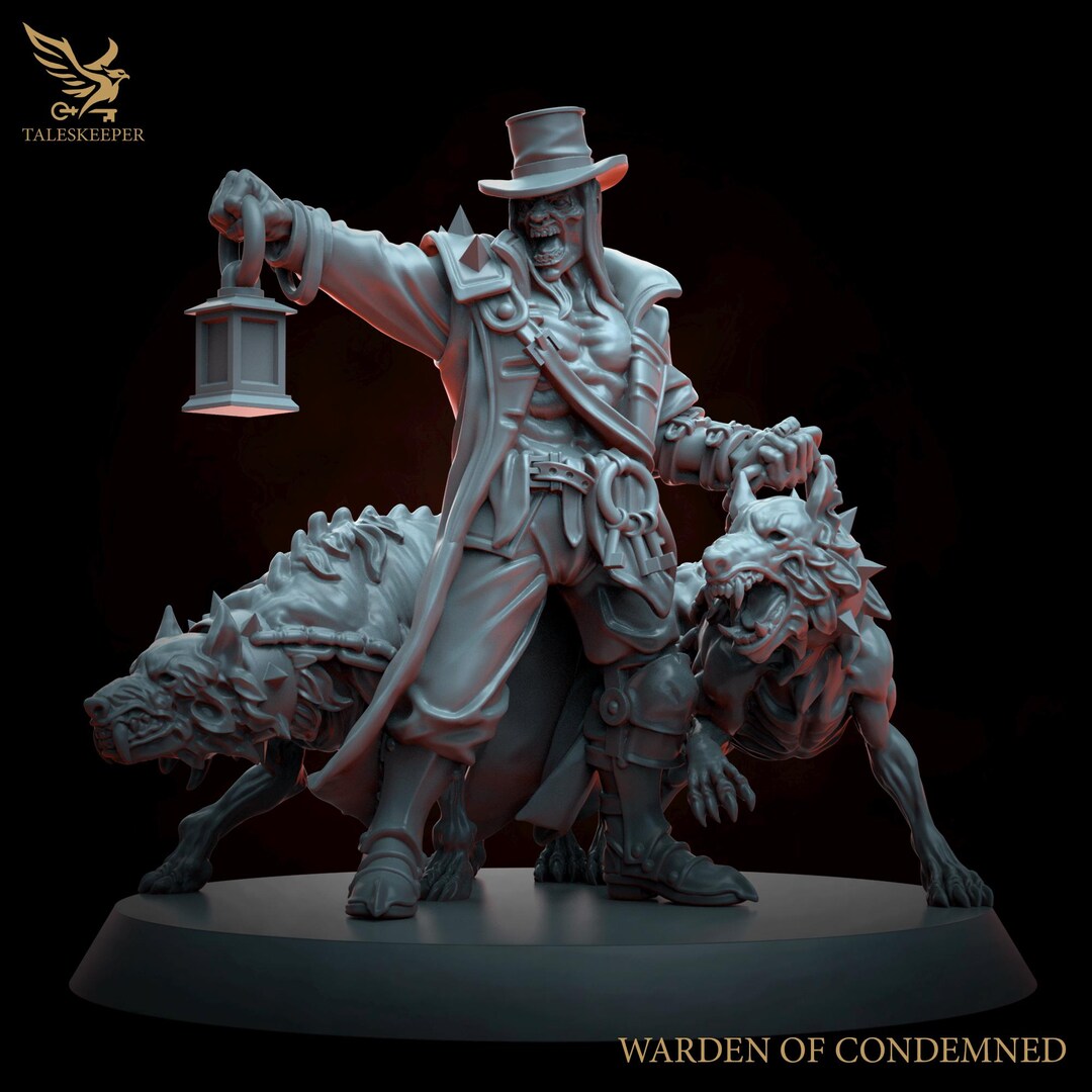 Undead Warden With Zombie Dogs - Etsy