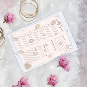 Weekly Planner Template – Coffee-inspired Digital Planner, Printable ...