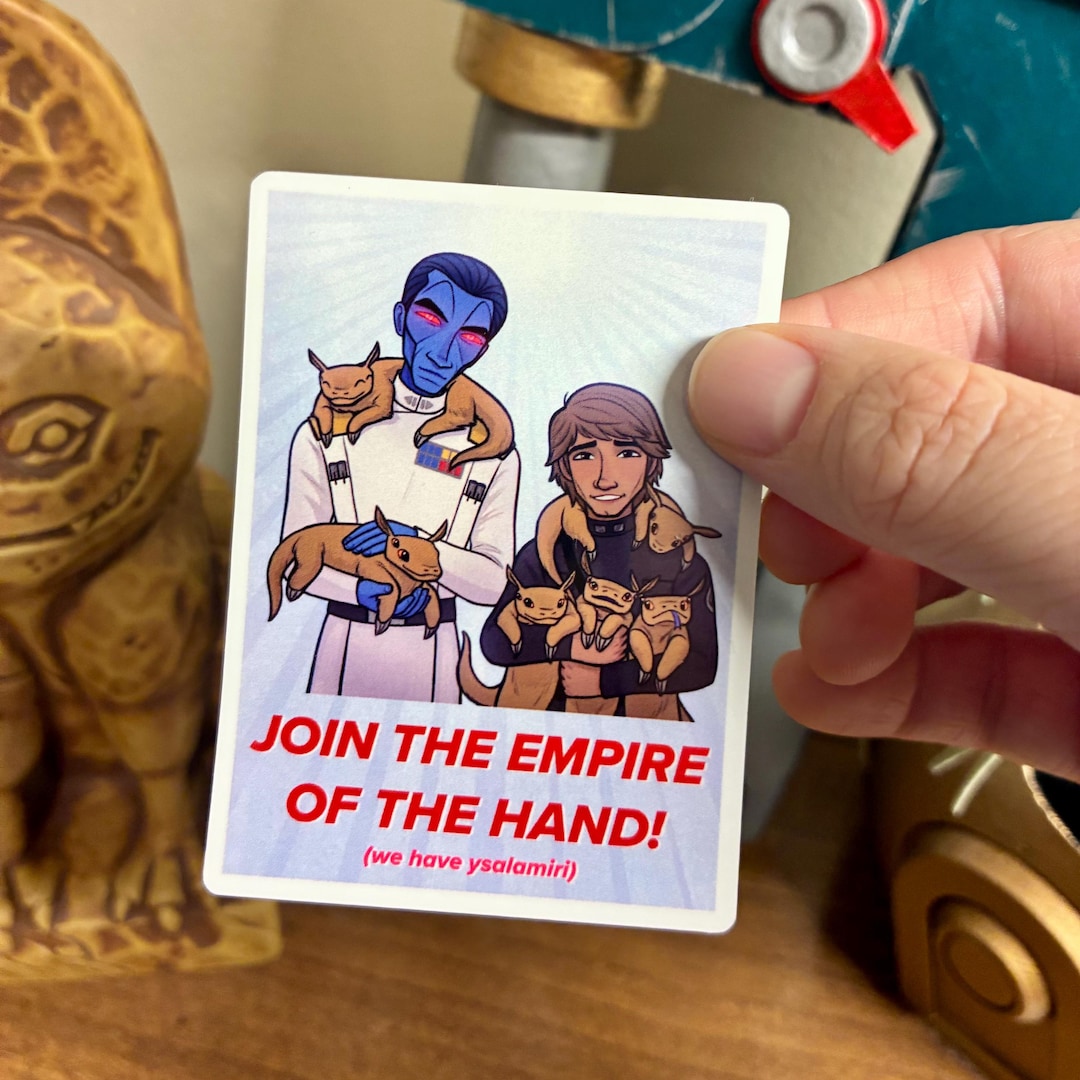 Thrawn and Eli Vanto Ysalamiri / Empire of the Hand Sticker - Etsy