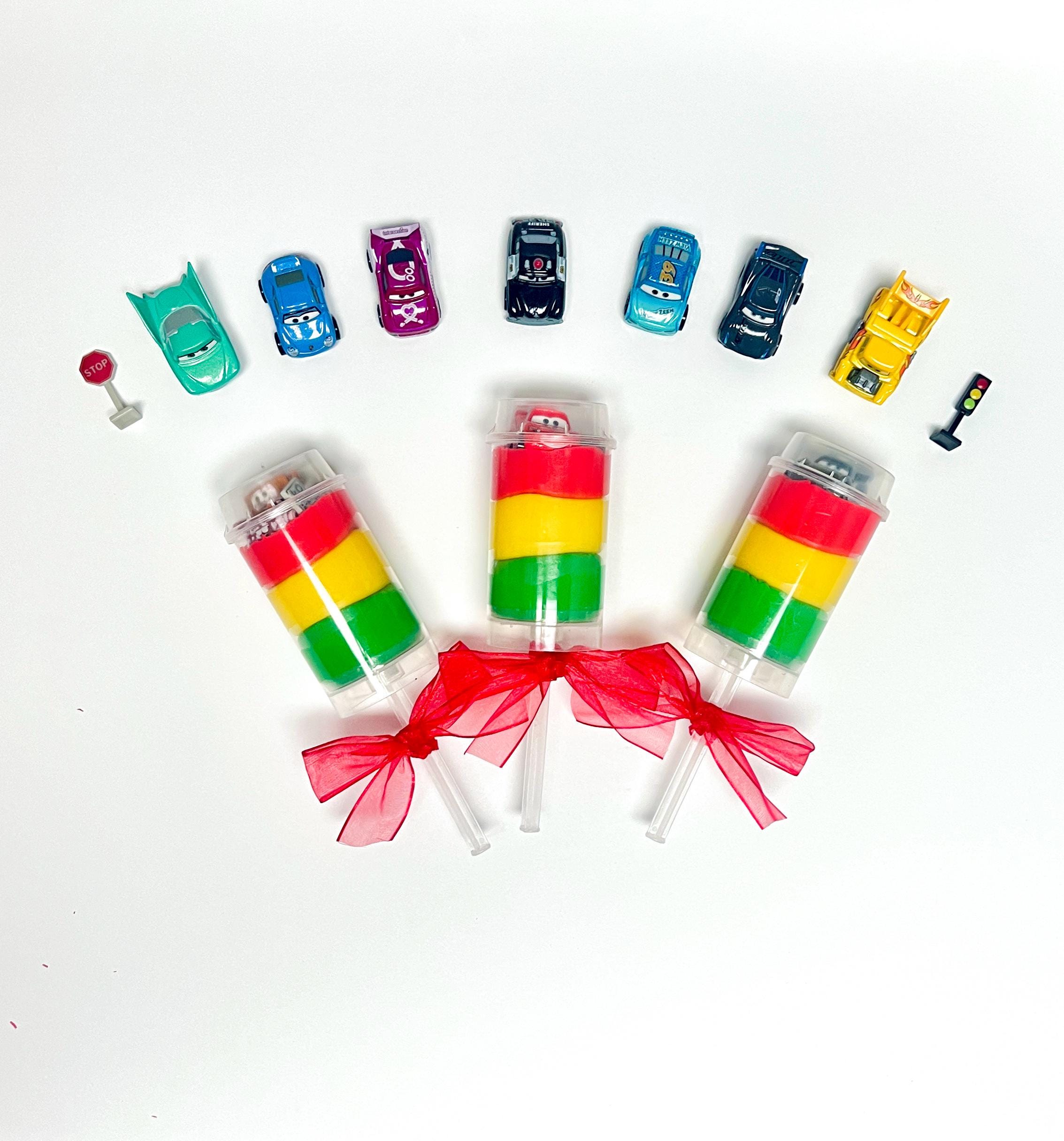 Cars Play Dough Party Favor: Lightning Mcqueen Sensory Kit - Etsy