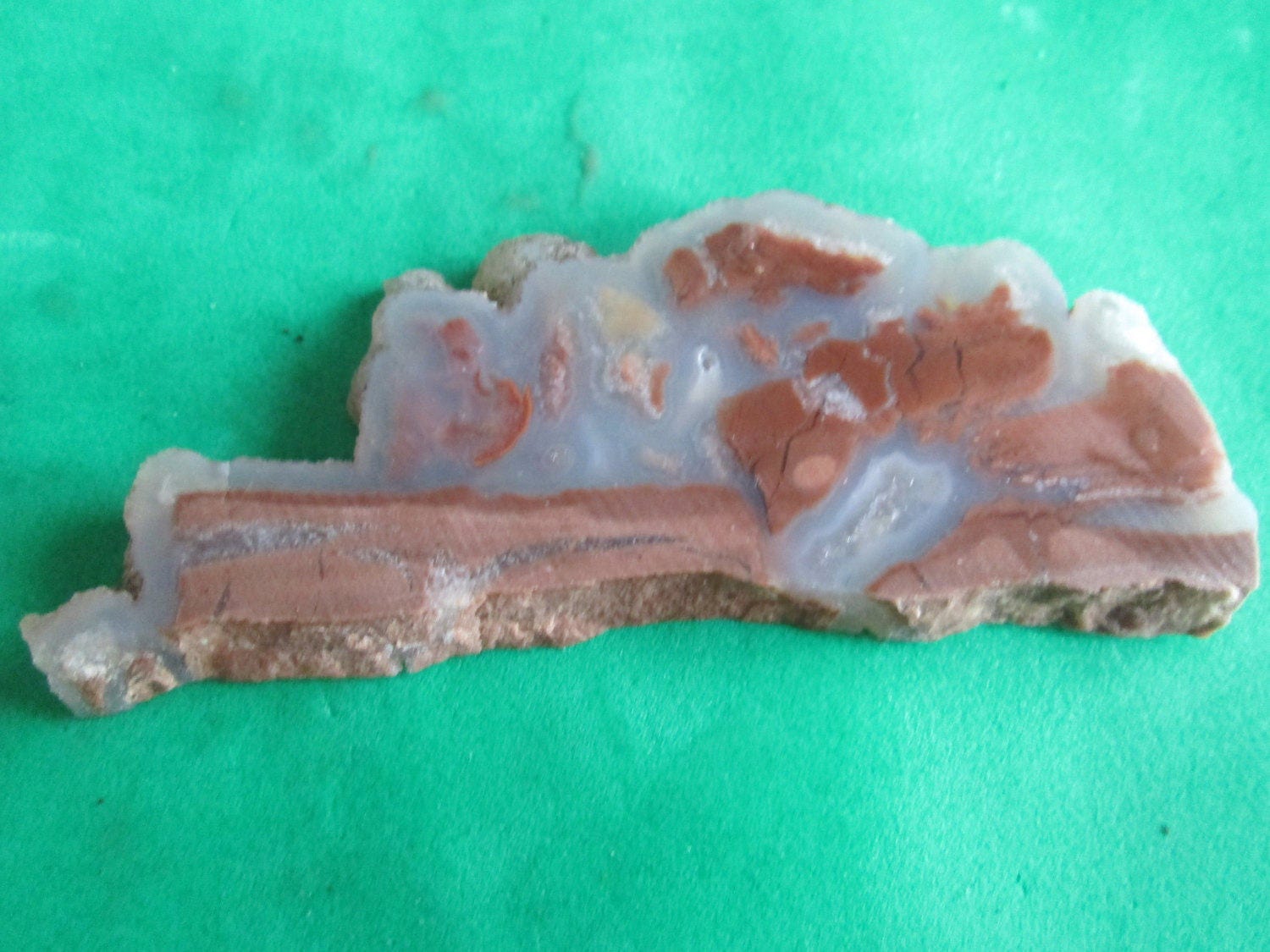 Youngite Sugar Druzy Agate Slab Cab Pink and Nearly Clear | Etsy