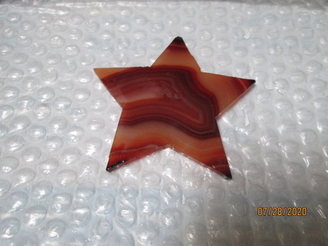 Preform Star Light Root Beer Banded Brazil Agate Cab Slab - Etsy