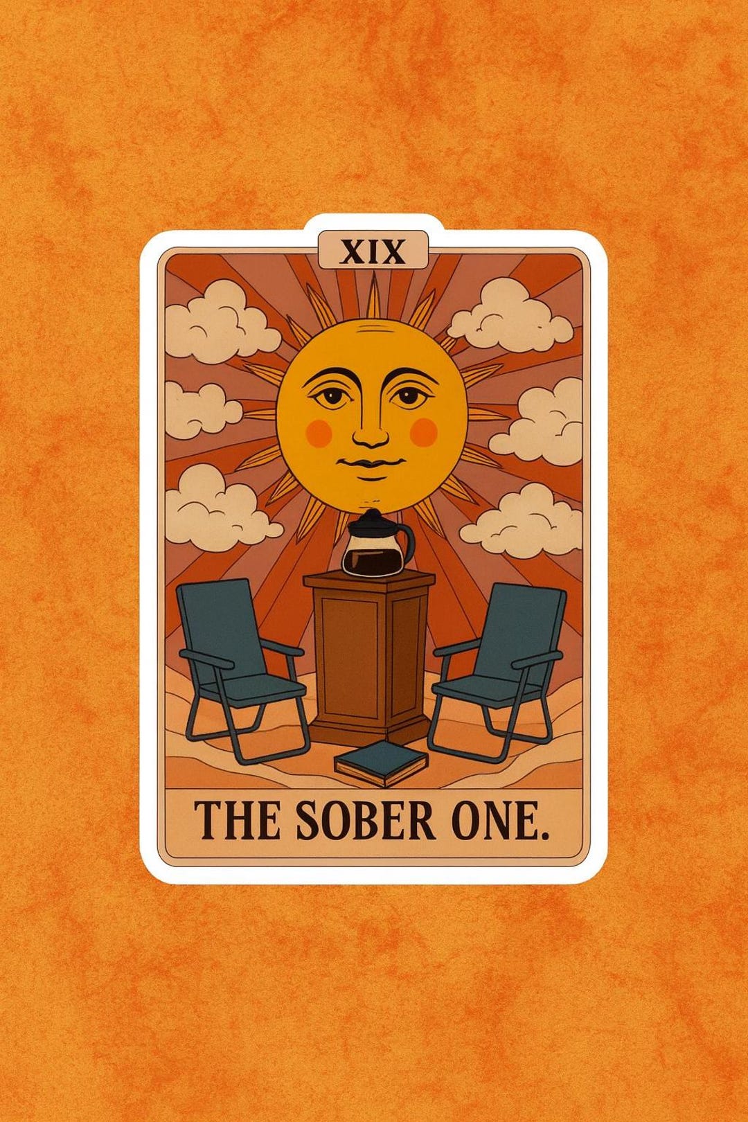 Tarot Sticker, Sober Sticker, Sober Gift, Sobriety Gift, Addiction ...