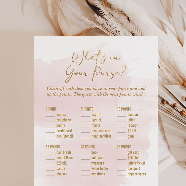 Whats in Your Purse - Etsy