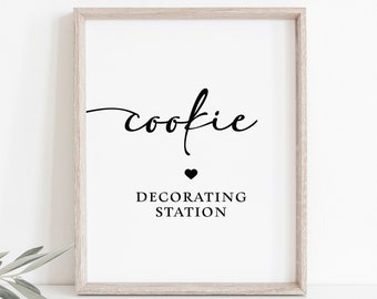 Cookie Station Sign | Etsy