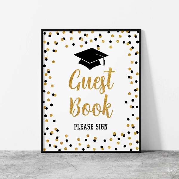 Polaroid Guest Book Graduation - Etsy