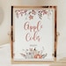 Fall Apple Cider Party Sign Fall Pumpkin Season Cider Table - Etsy