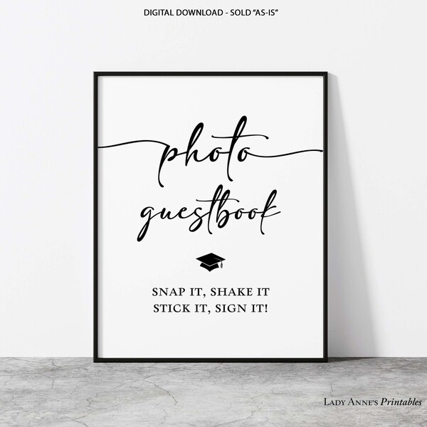 Polaroid Guest Book Graduation - Etsy