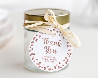 Rose Gold Metallic Sparkle Glitter Luxury Any Age Occasion PRINTED ...