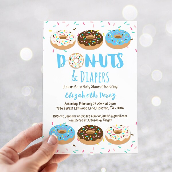 Sprinkle Invitation - Etsy
