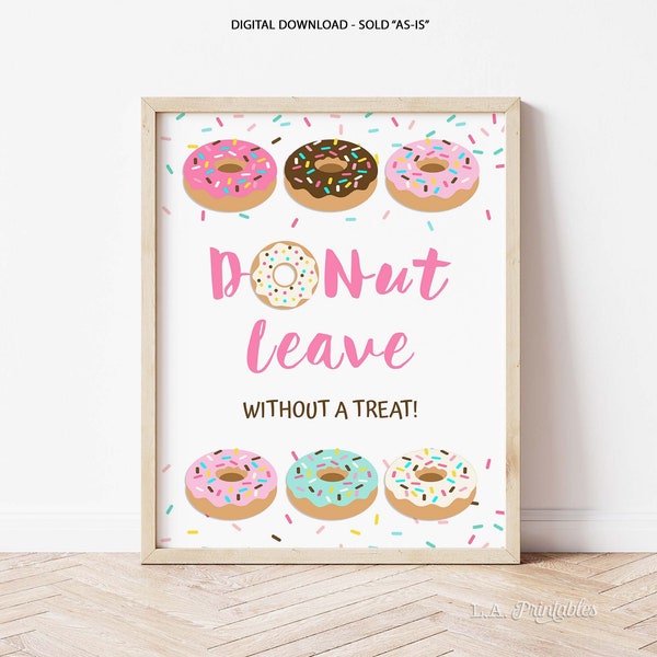 Donut Sign - Etsy
