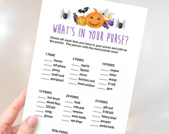 What's in Your Purse Baby Shower Game Instant - Etsy