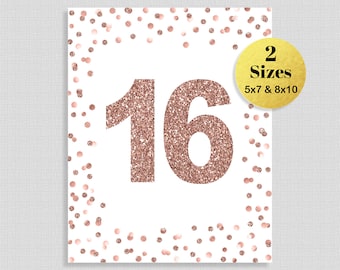 Sweet 16 printables | Etsy