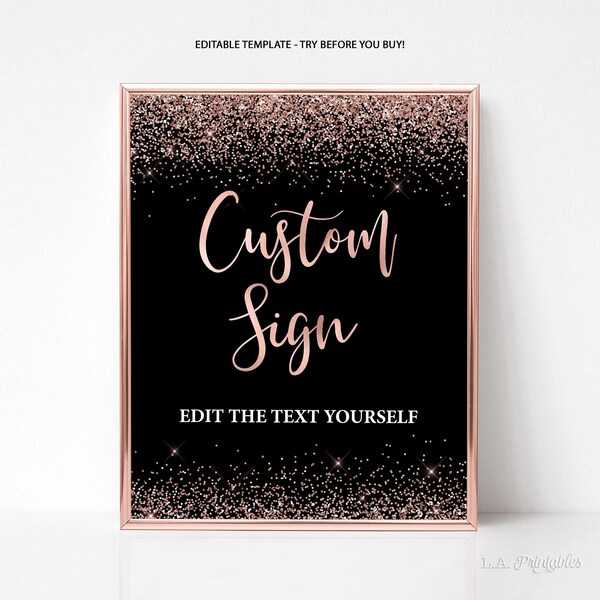 Rose Gold Decor - Etsy