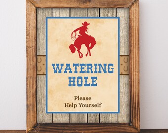 Watering Hole Sign | Etsy