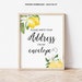 Address an Envelope Shower Sign Lemon Citrus Shower Sign - Etsy