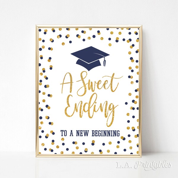 Graduation Dessert Sign - Etsy