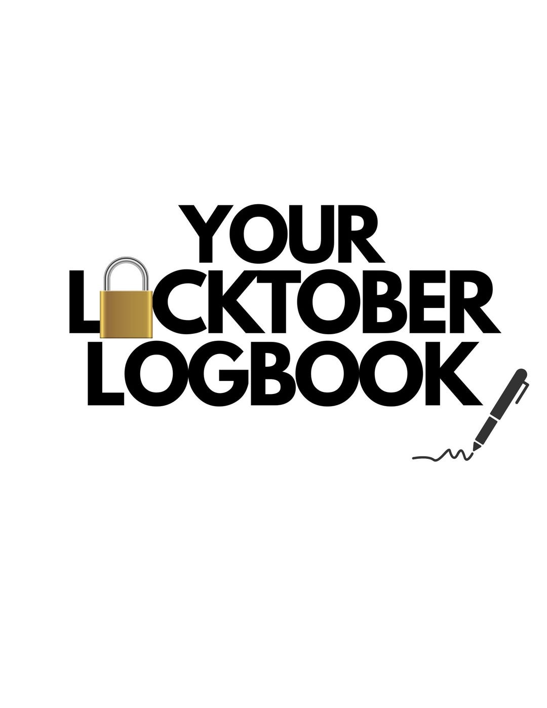 Locktober 2025 Logbook – Chastity Tracker for Daily Discipline and ...