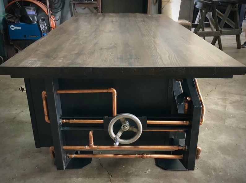 Steampunk Desk Steampunk Executive Desk Dieselpunk Desk - Etsy