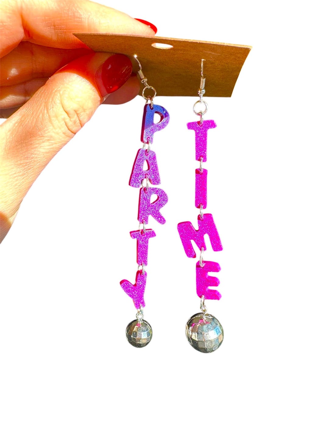 Customized Party Time Phish Dangle Earrings - Etsy