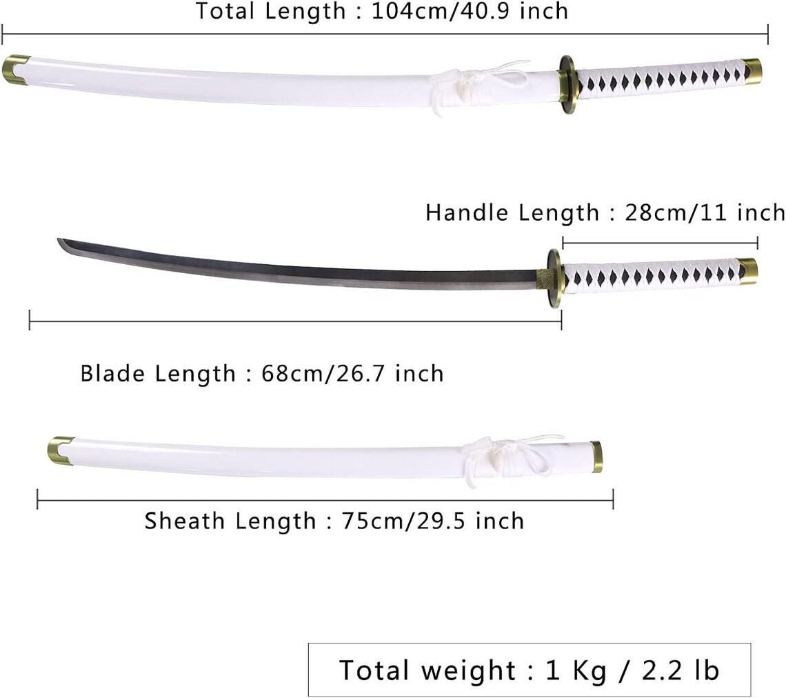 Kurosaki Ichigo’s Zangetsu Shikai Sword – 42 Inch Black Blade Bleach ...
