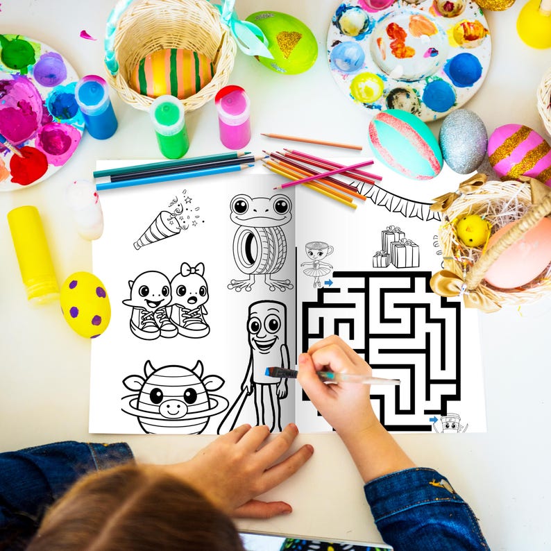 Editable Little Brainrot Coloring Book, Brainrot Birthday Party ...
