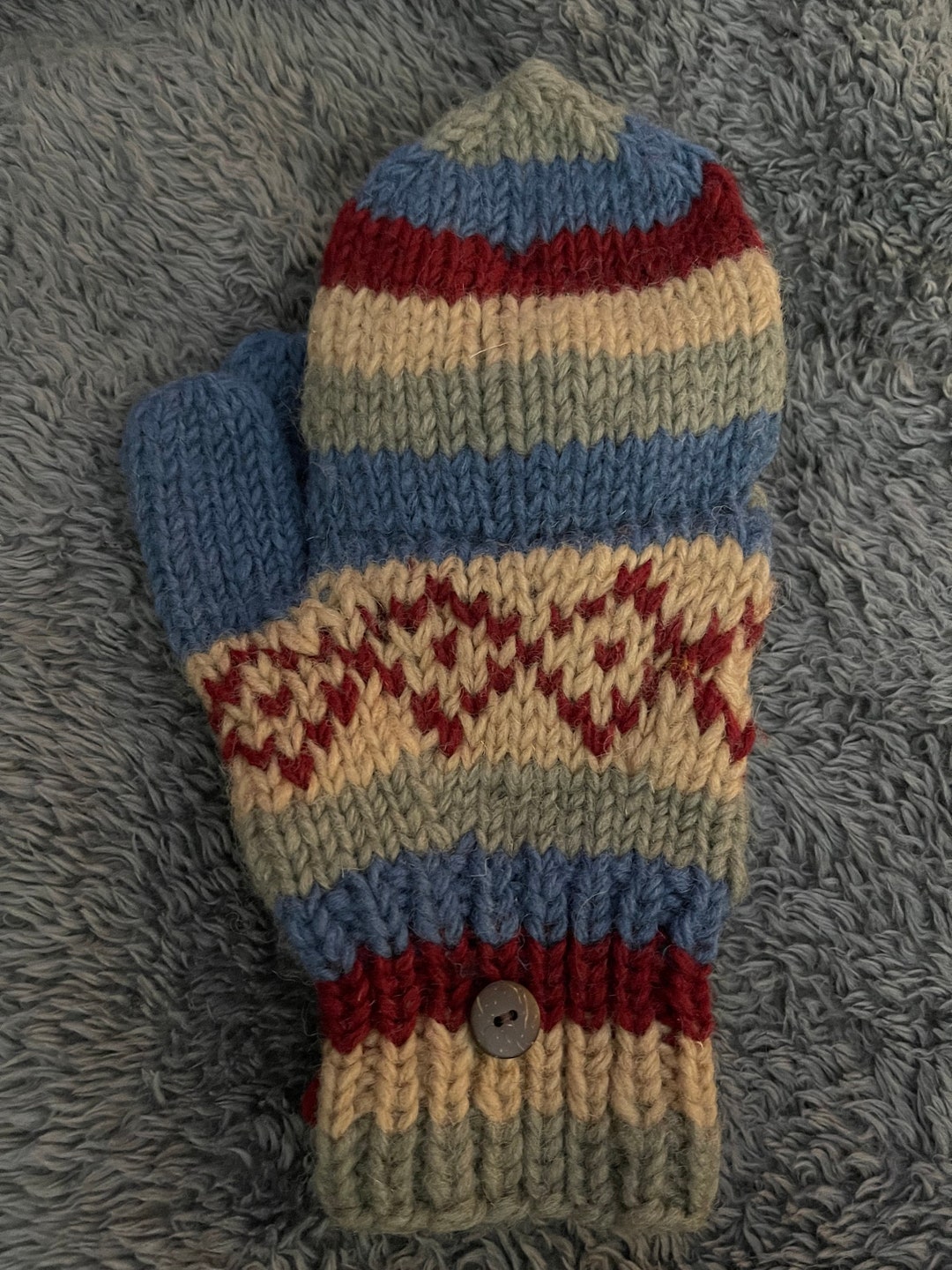 Mittens Convertible Gloves Flip Top Mittens. Texting Mittens. - Etsy