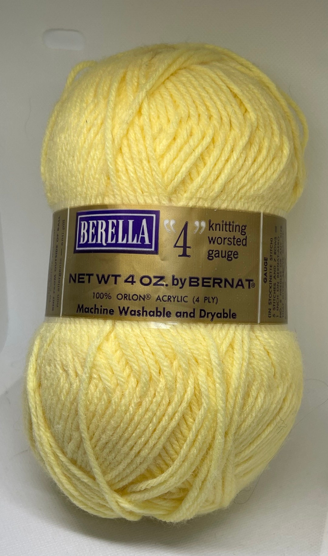 Bernat Berella Sportspun Weight Knitting Listing is for One Skein - Etsy