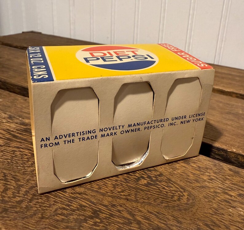 Vintage Diet Pepsi Six-pack Box, Sugar Free, Collectible Matches - Etsy