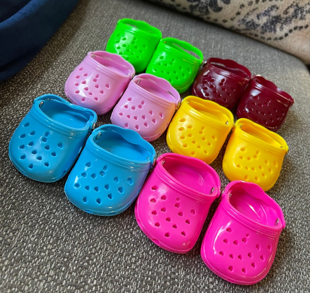 Colorful Plastic Doll Clogs: Fits 18" American Girl Dolls - Etsy
