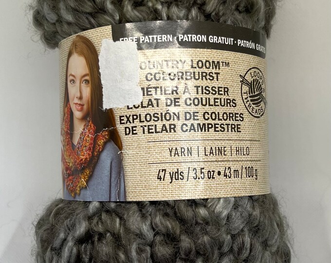Country Loom Loops and Threads Yarn. Black Cloud Hard to Find ...