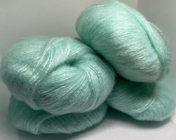 4 Pack Skeins Mohair-yarn- 40 Acrylic 60 Mohair Wool. 80 M Length ...