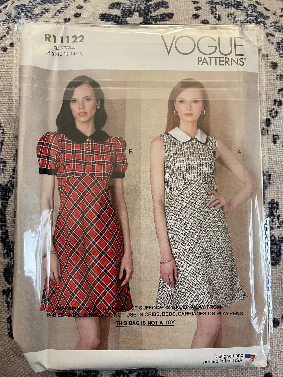 Uncut Vogue Sewing Pattern #R11122 for Misses and Misses' Plus Size ...
