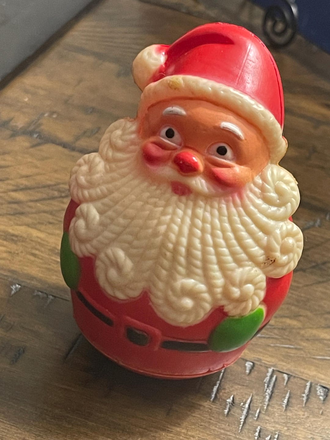 Roly Poly Santa Claus Made in Hong Kong Fun World. A Sweet Collectible ...