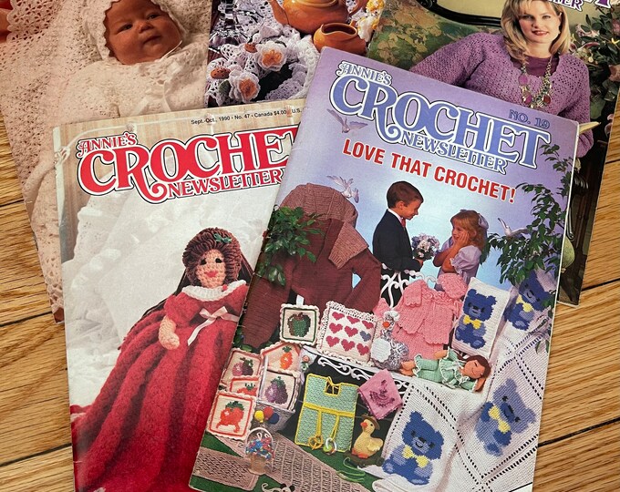 Annie’s Pattern Newsletter Books Set of 5 Books Please Look at Photo ...