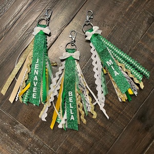 Custom Ribbon Zipper Pull Name Tag - Etsy