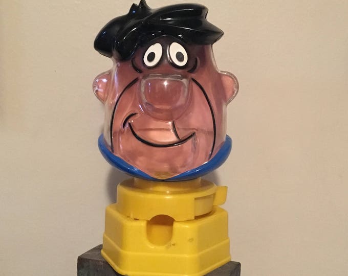 Vintage Fred Flintstone Gumball Machine - the Flintstones - Hasbro 1968 ...