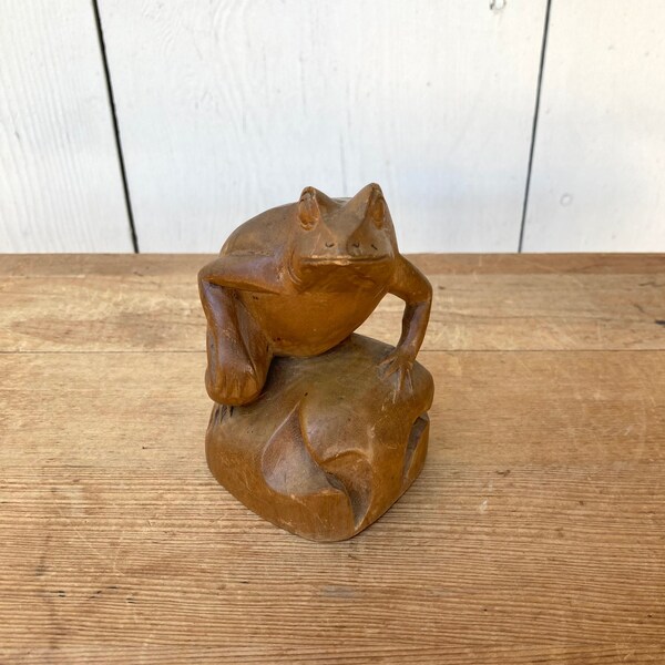 Carved Frog - Etsy