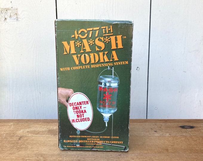 Vintage 4077th M*A*S*H - MASH Vodka Dispenser - IV Drip - 1970s TV Show ...