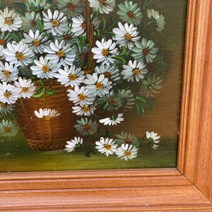 Vintage Nancy Lee Painting Nancy Lee Daisy Painting Daisies in Basket ...