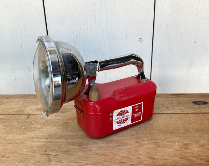 Vintage Big Beam Flashlight - Big Beam Lantern - Model 166 - Industrial ...