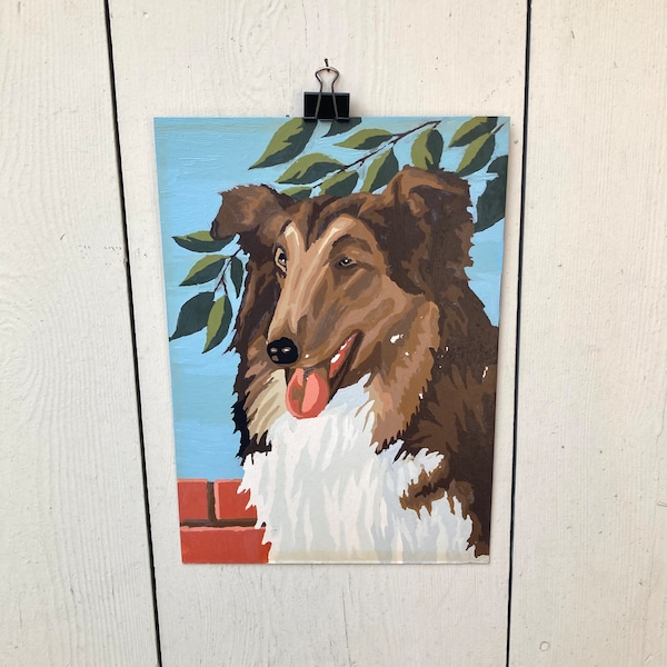 Paint by Number Dog - Etsy