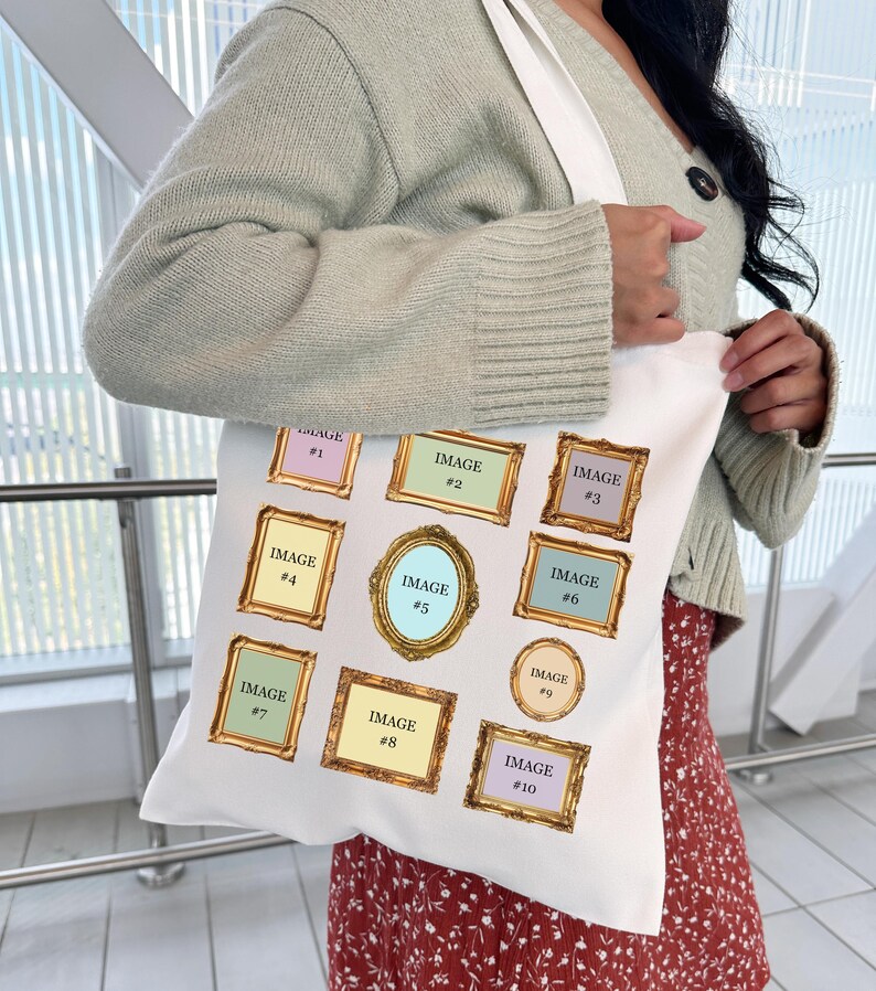 Custom Tote Bag Pet Portrait Design Print Perfect Gift for Animal ...