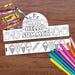 Hello Summer Printable Crown - Fun Kids Activity to Color - Etsy