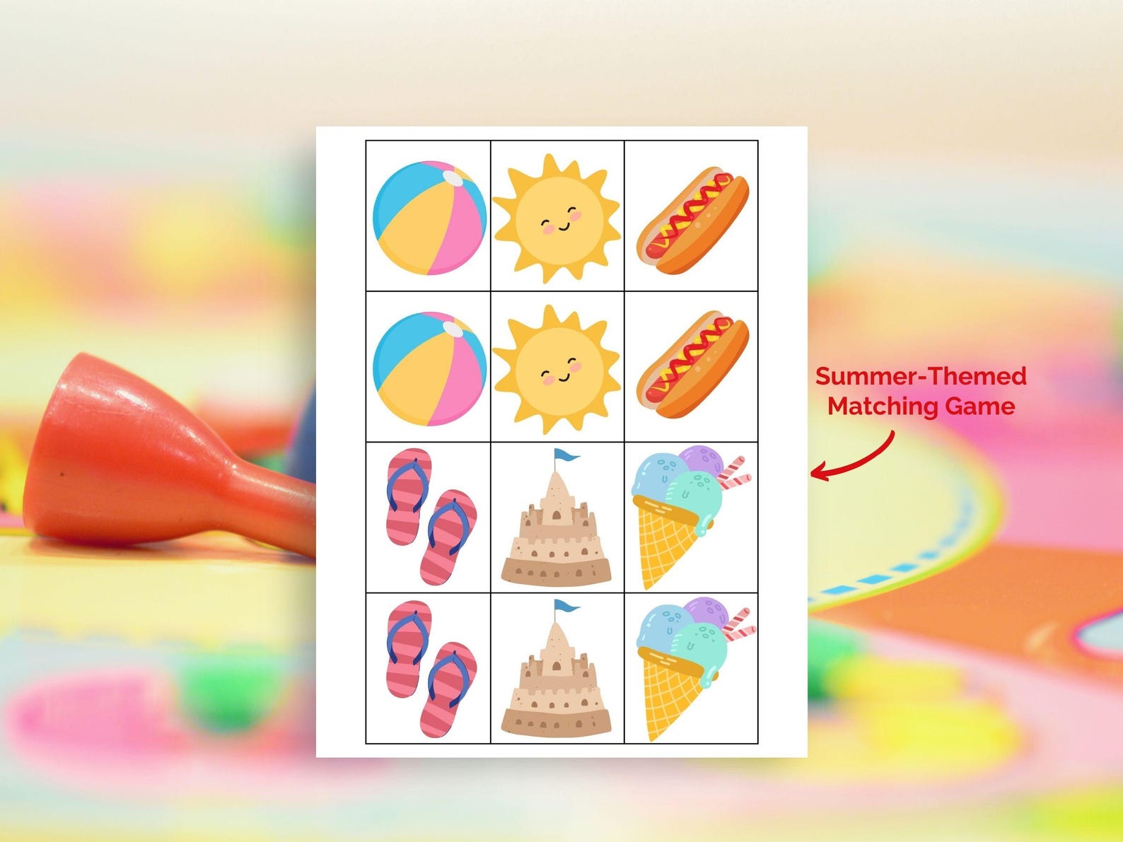 Ultimate Summer Printable Game Bundle - Matching Game, Scavenger Hunt ...