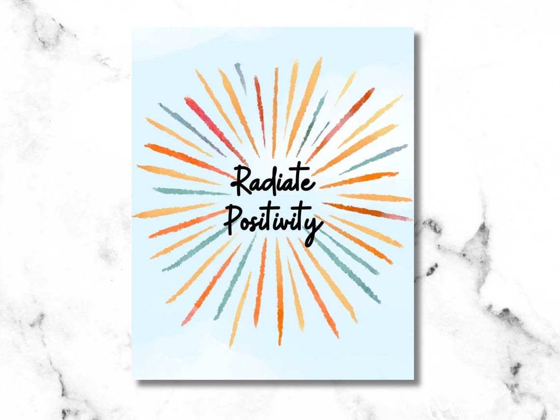 Radiate Positivity Wall Art Bundle – Sunburst, Good Vibes Only, and ...