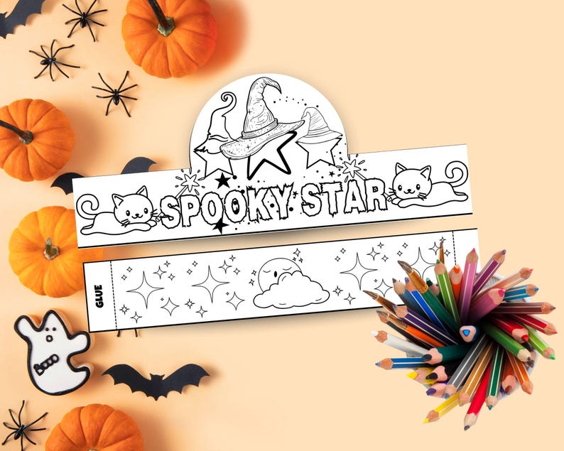 Spooky Fun Halloween Crown Bundle - Spooky Star, Boo Crew, and Little ...